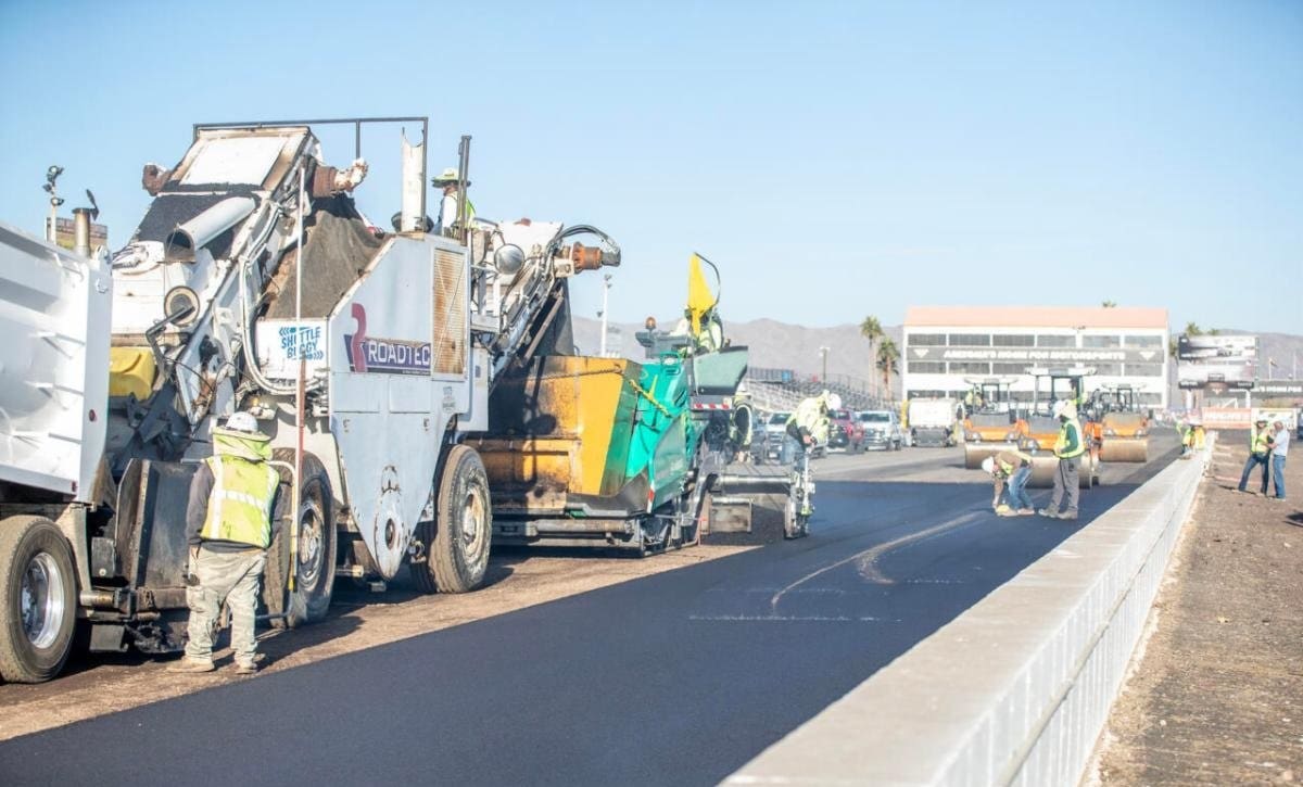 FIREBIRD MOTORSPORTS PARK REPAVES DRAGSTRIP FOR 2025 NHRA ARIZONA ...