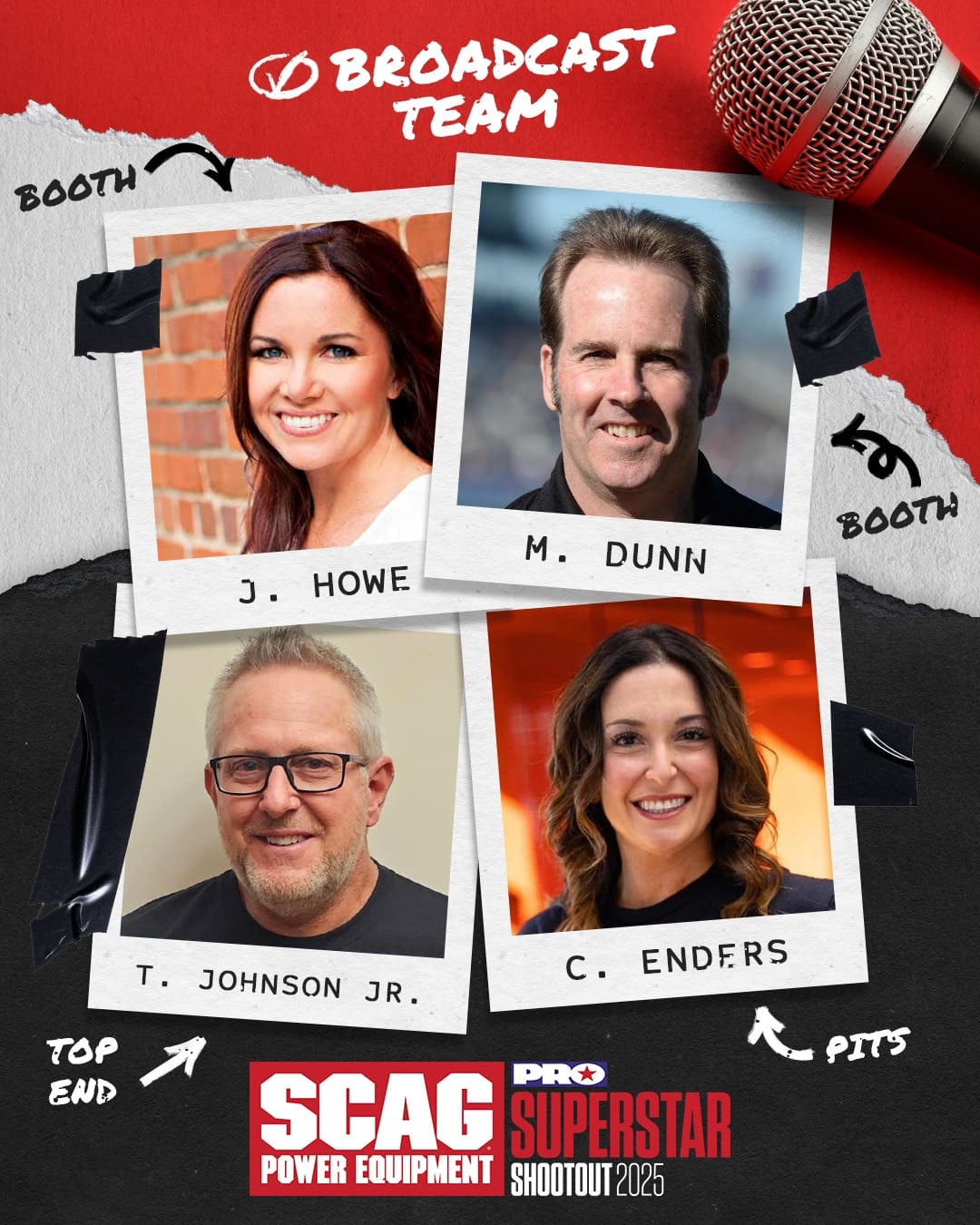 PRO SUPERSTAR SHOOTOUT ANNOUNCES ON-AIR TALENT | Competition Plus