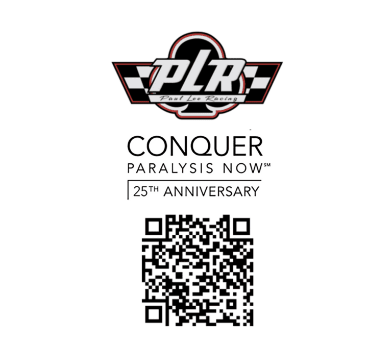 CONQUER PARALYSIS NOW PARTNERS WITH PAUL LEE RACING TO RAISE AWARENESS ...
