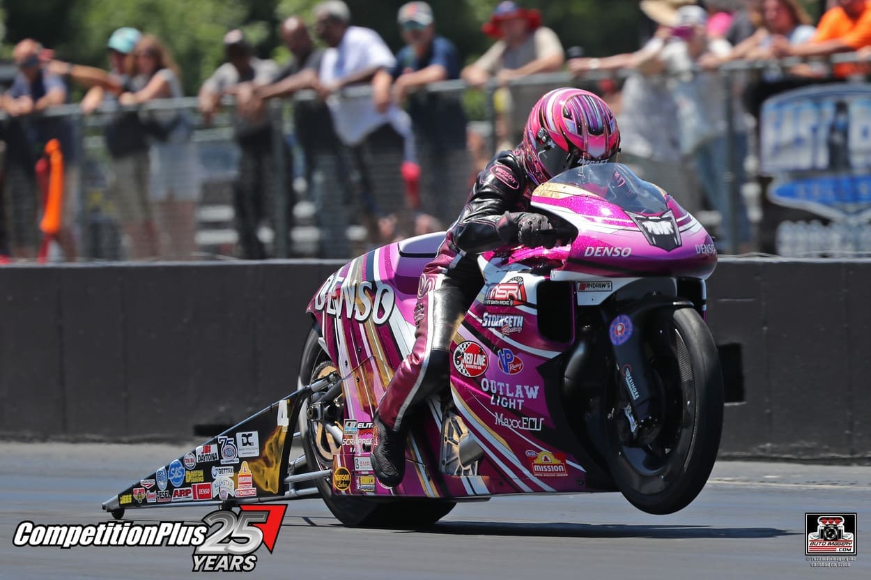 ANGIE SMITH FINDS STRENGTH AMID CRISIS TO LEAD PRO STOCK MOTORCYCLE ...